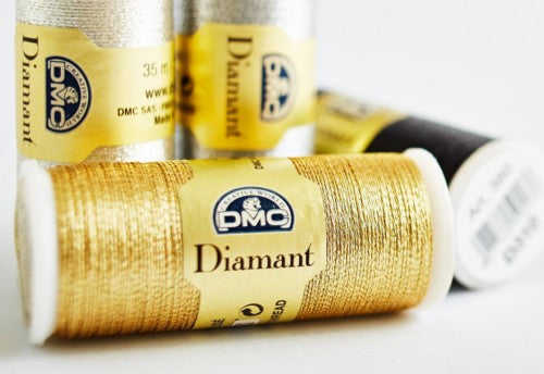 DMC Diamant Metallic Thread 38.2yd – The Stitchy Stash